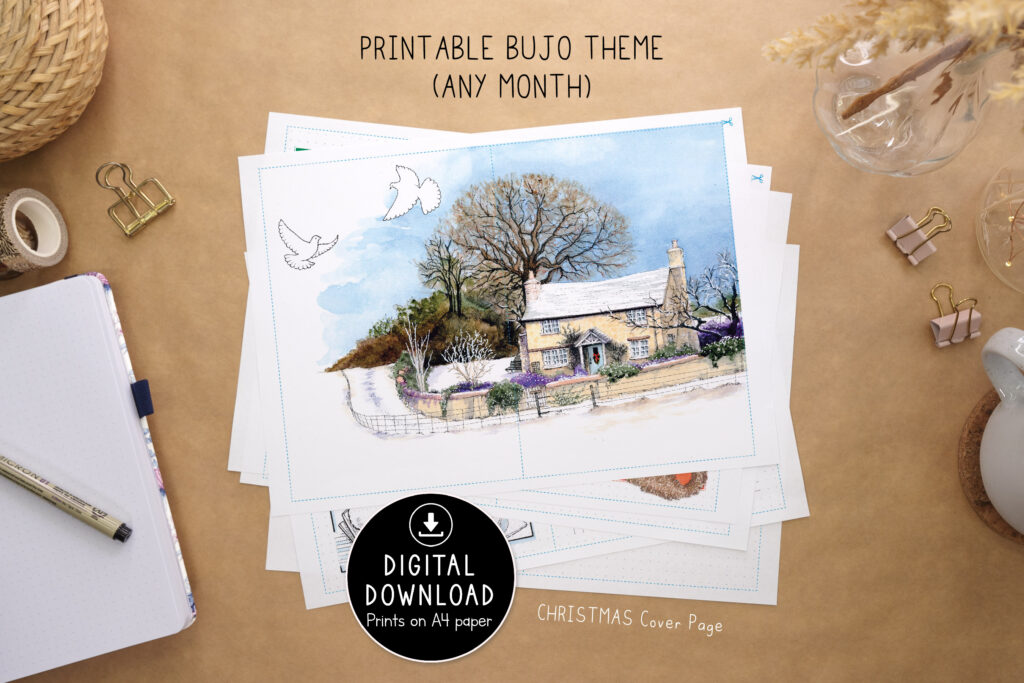 Ireland Bullet Journal Blank Theme / Printable for Journal or Planner ...