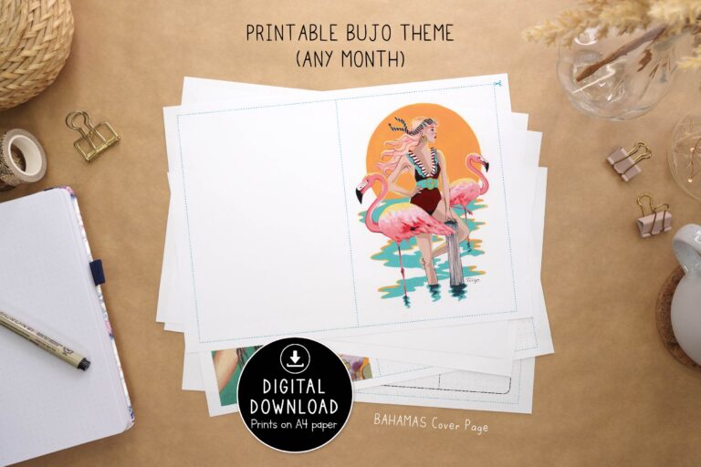 Ireland Bullet Journal Blank Theme / Printable for Journal or Planner ...